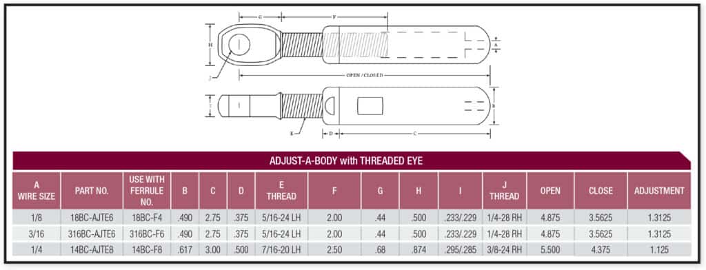 Adjust-a-Body with Threaded Eye - The Blair Corporation