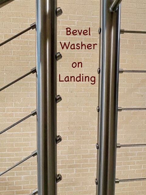 Beveled Washer Cable Railing Accessory | Blair Corporation