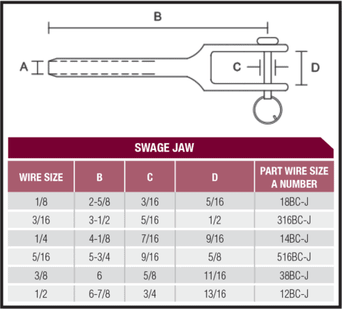 Swage Jaw - The Blair Corporation