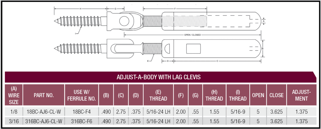 Adjust-a-Body with Lag Clevis - The Blair Corporation