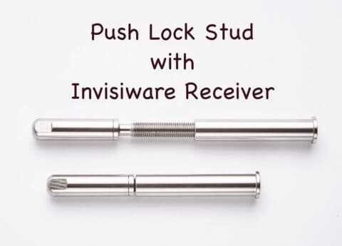 Push Lock Stud with Invisiware Receiver - The Blair Corporation